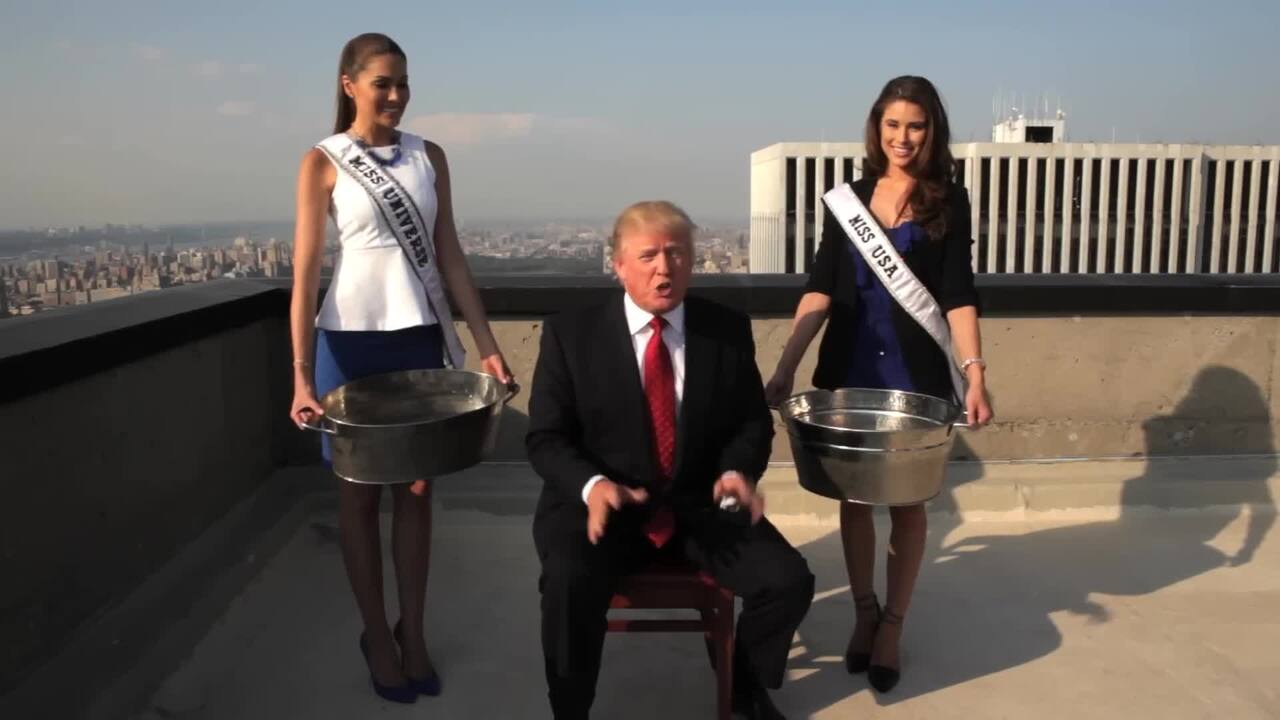 Donald Trump ALS Ice Bucket Challenge - Ad Age